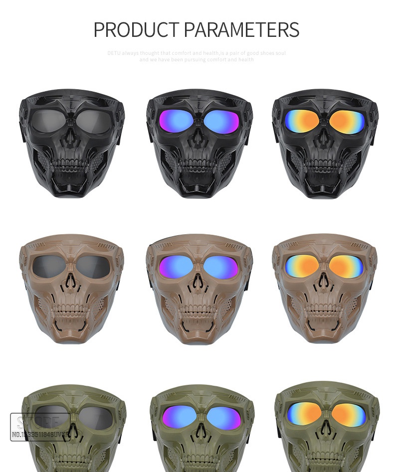 NEW Motocross Skulls Goggles Skull Mask Off-road Eyeglasses Helmet ...