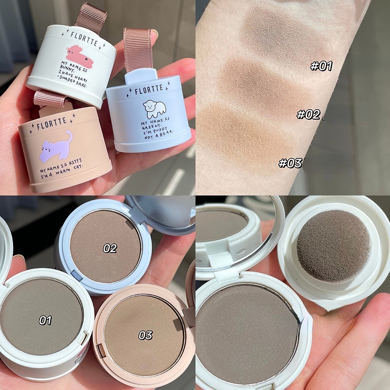 FLORTTE Hairline Powder Hair Filler Shade Contouring Contouring Filler ...