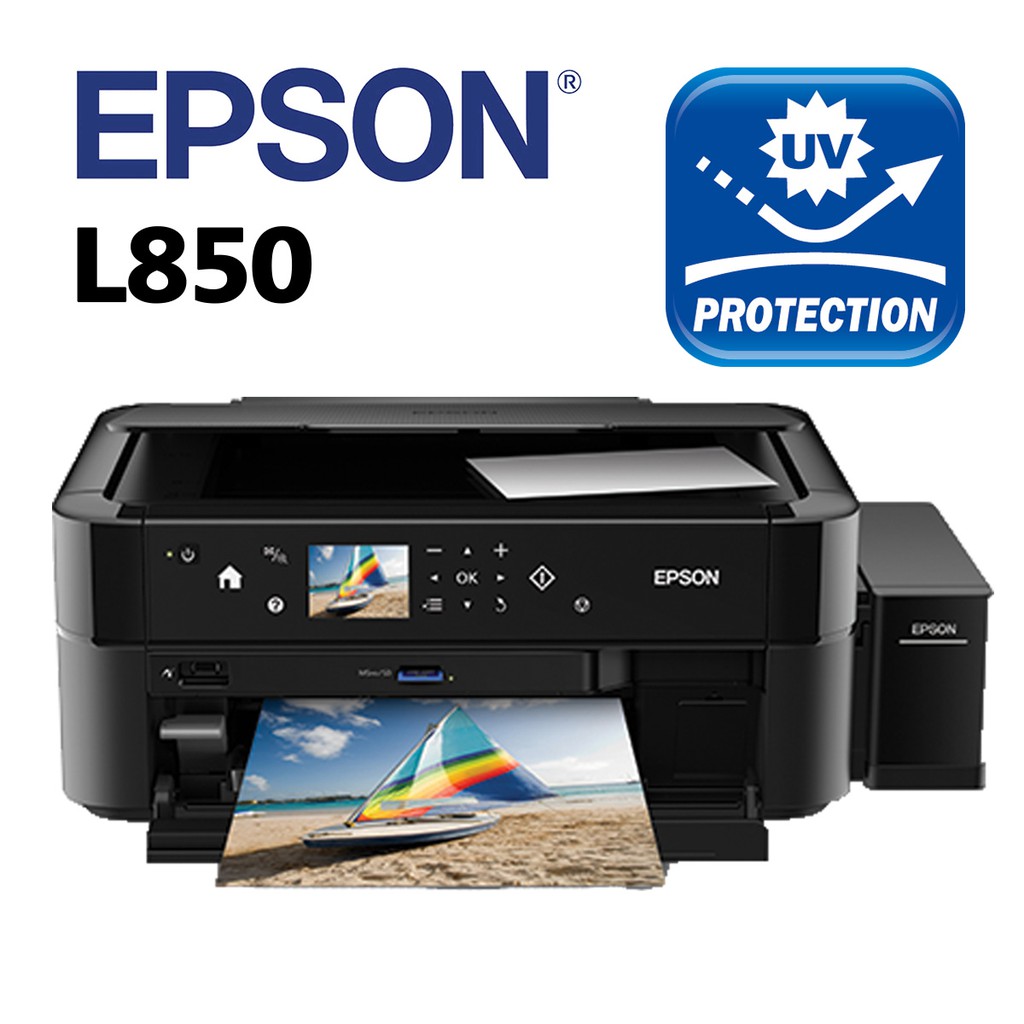Epson L850 Color Inkjet 3 in 1 Ink Tank System Photo Printer | Shopee ...