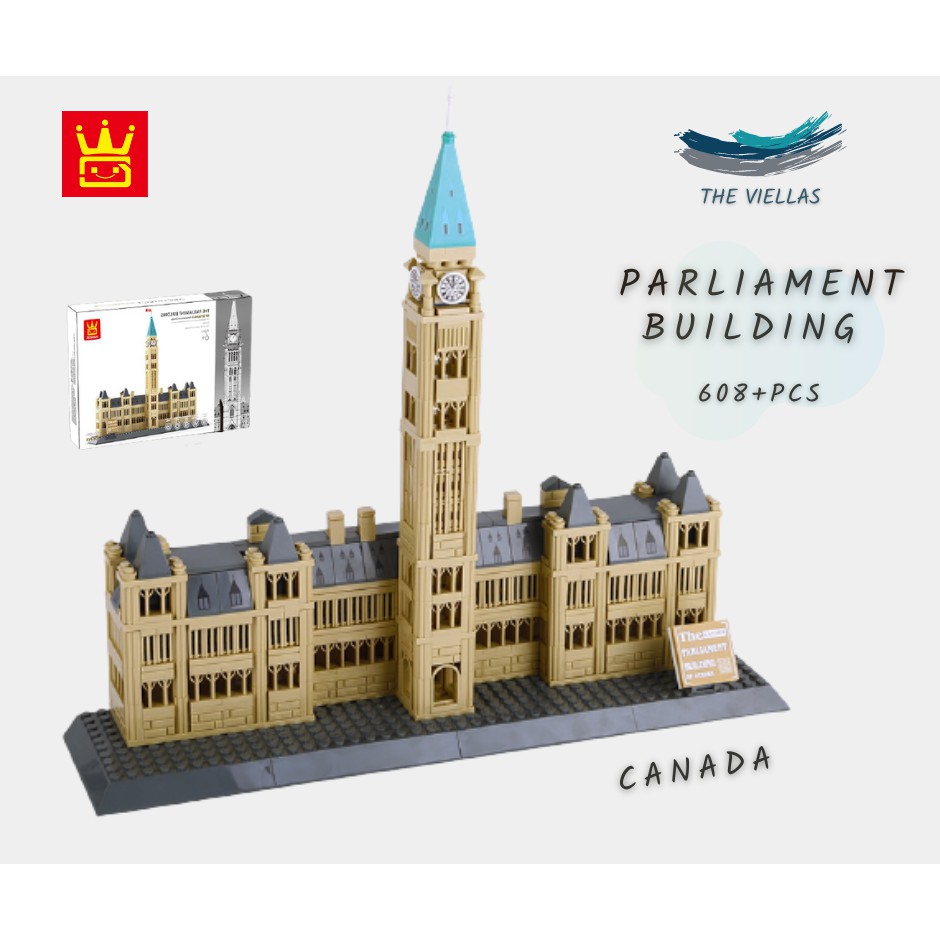 WANGE Parliament Hill Canada Building Blocks and Toys Diamond Mini Nano ...