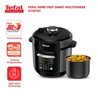 Tefal Home Chef Smart Multicooker + Inner Pot (CY601D+XA622D) | Shopee ...