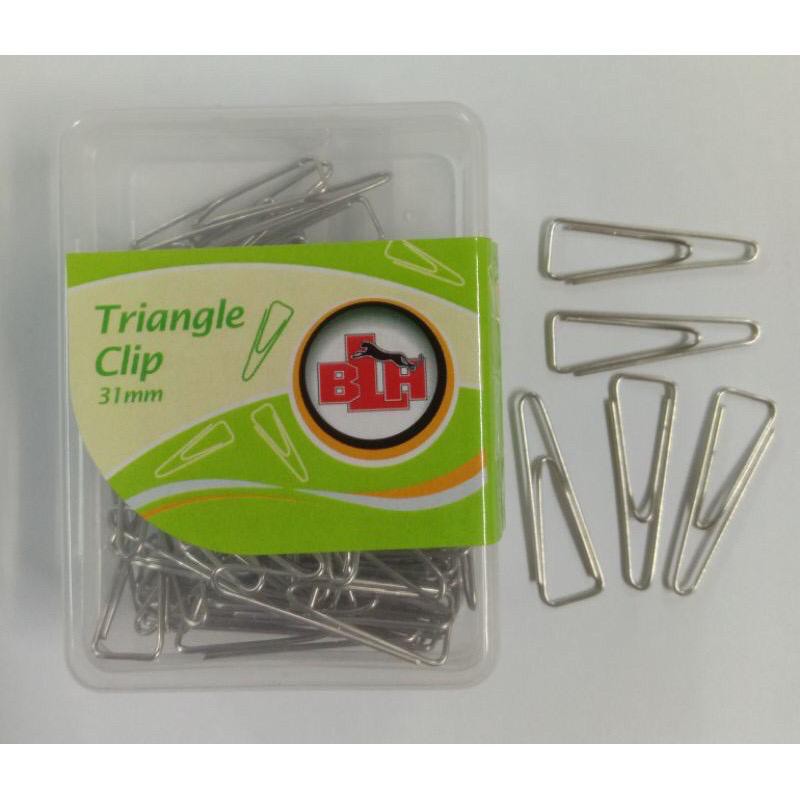 Triangle Clip 25mm & 31mm (1 Box 100PCS/80 PCS) | Shopee Malaysia