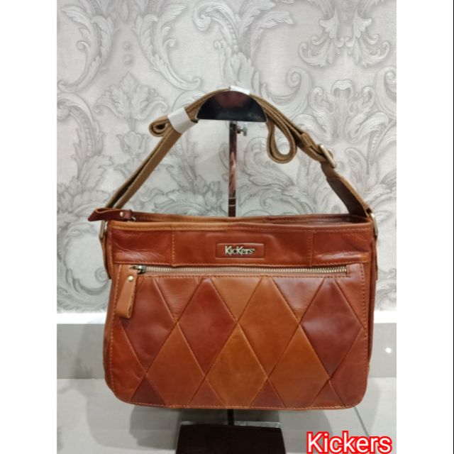 Kickers Leather Handbag | Shopee Malaysia