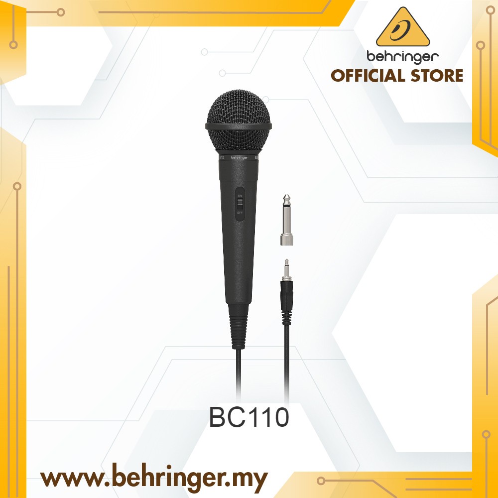 BEHRINGER BC110 All-In-One Dynamic Vocal Microphone Set | Shopee Malaysia