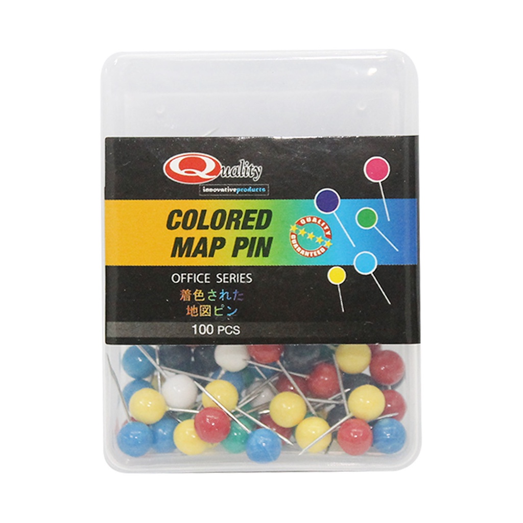 Quality Colored Map Pin 100s | Shopee Malaysia