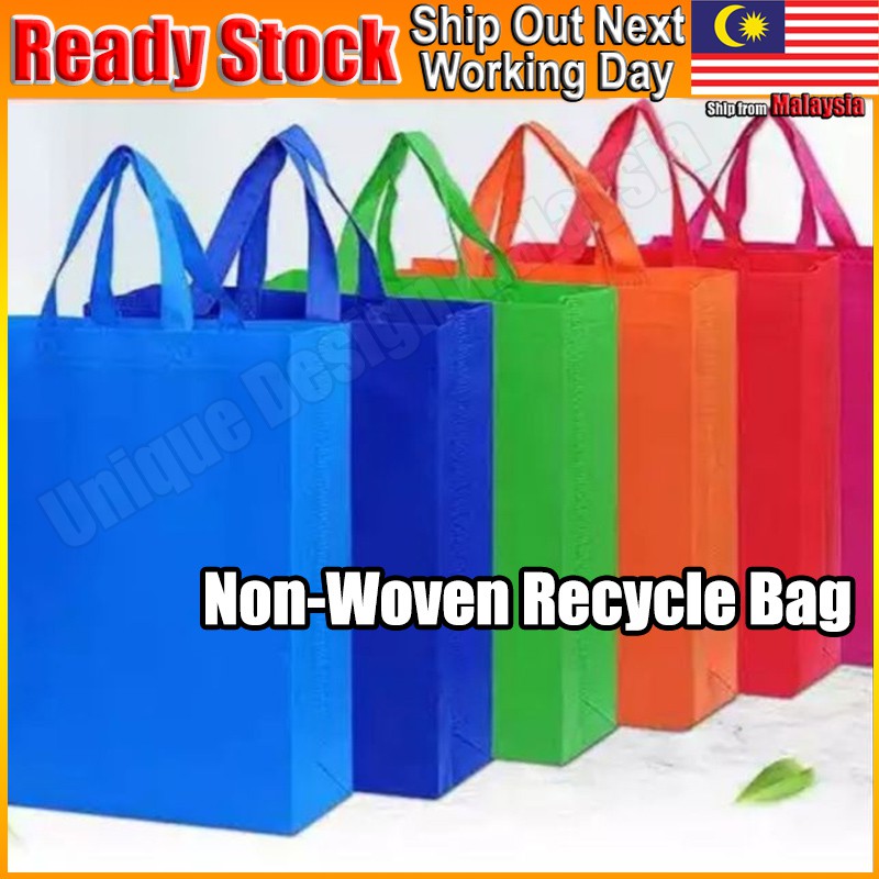 Eco Friendly Reusable Recycle Bag 90gsm A4 Size Go Green Shopping ...