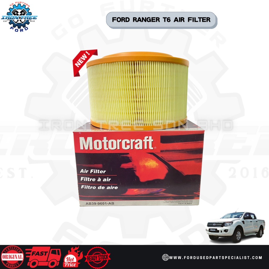 Air Filter for Ford Ranger T6 / T7 2.2 / 3.2 (New)>AB39-9601-AB