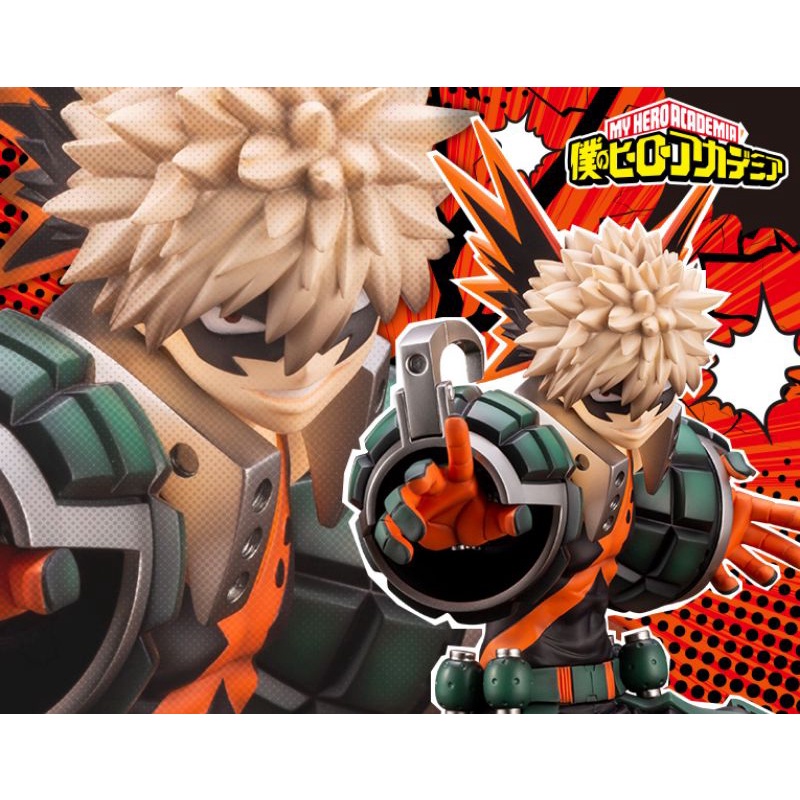 Original Kotobukiya ARTFX J Katsuki Bakugo (My Hero Academia) Two head ...