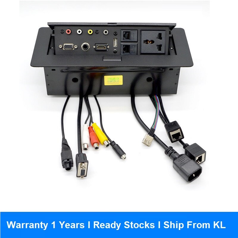 (Ready Stocks) Table Top Recess Socket with HDMI , VGA , Mini Display ...