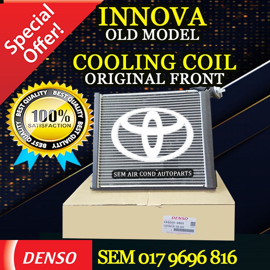 TOYOTA INNOVA OLD MODEL ORIGINAL DENSO ND FRONT COOLING COIL ...