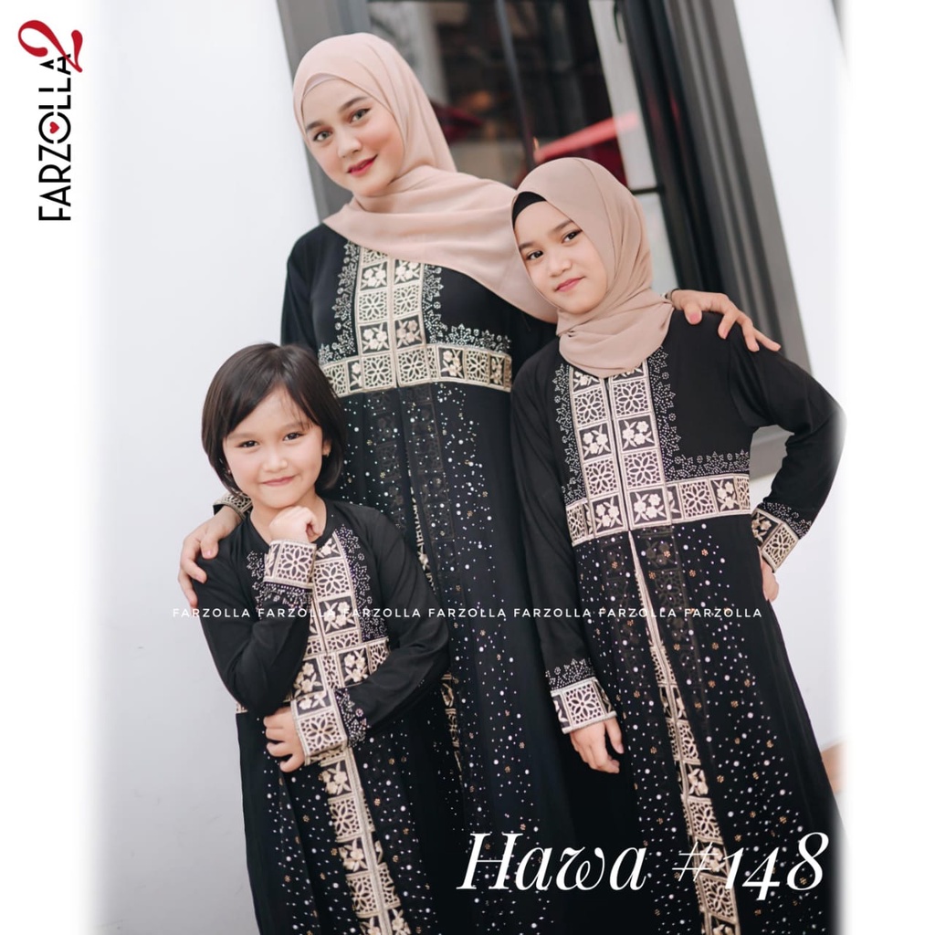 Abaya Mother & Child Turkey Eve 148 | Arabic Fashion Kids & Moms ...