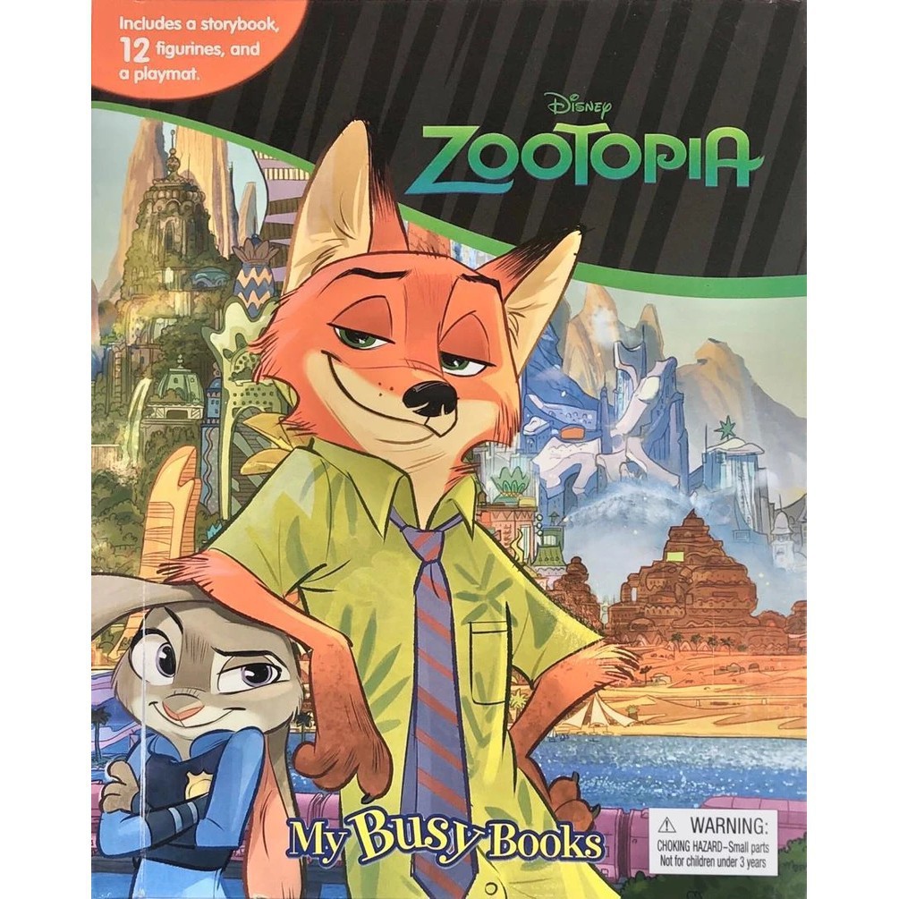 (BBW) Zootopia My Busy Book (ISBN: 9782764333402) | Shopee Malaysia