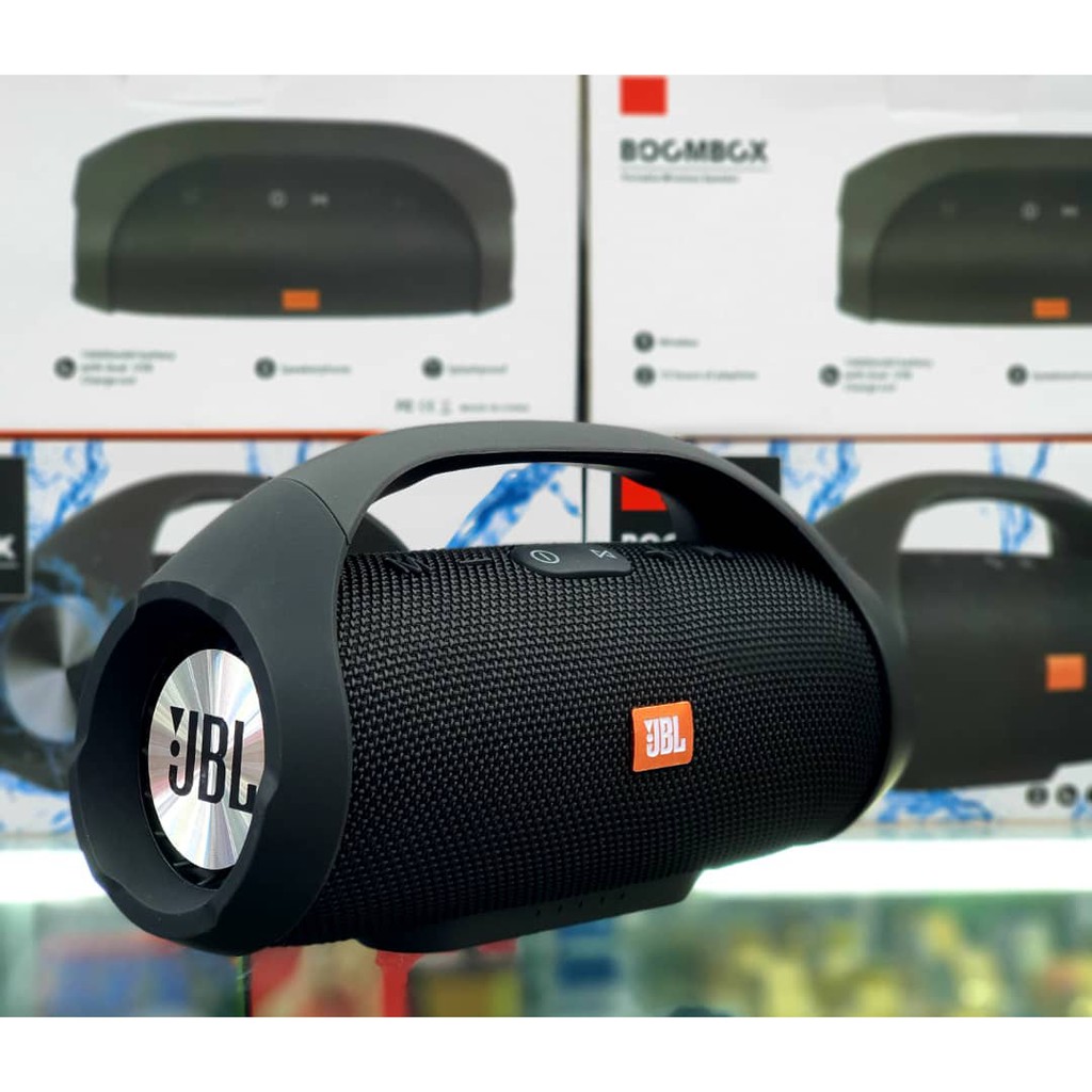 POWER BASS BOOMBOX Large PORTABLE WIRELESS BLUETOOTH RECHARGEABLE ...