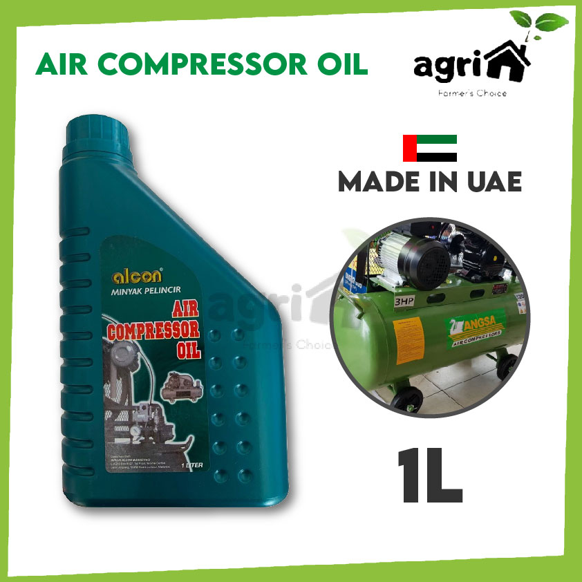 Alcon 1L Air Compressor Oil / Minyak Compressor Professional Lubricant ...