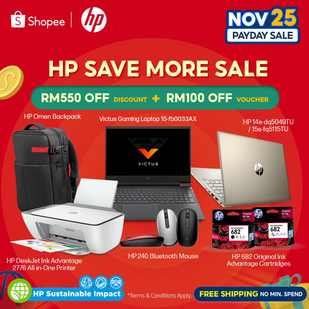 HP Brand Store - One Tech Online, December 2022 | Shopee Malaysia
