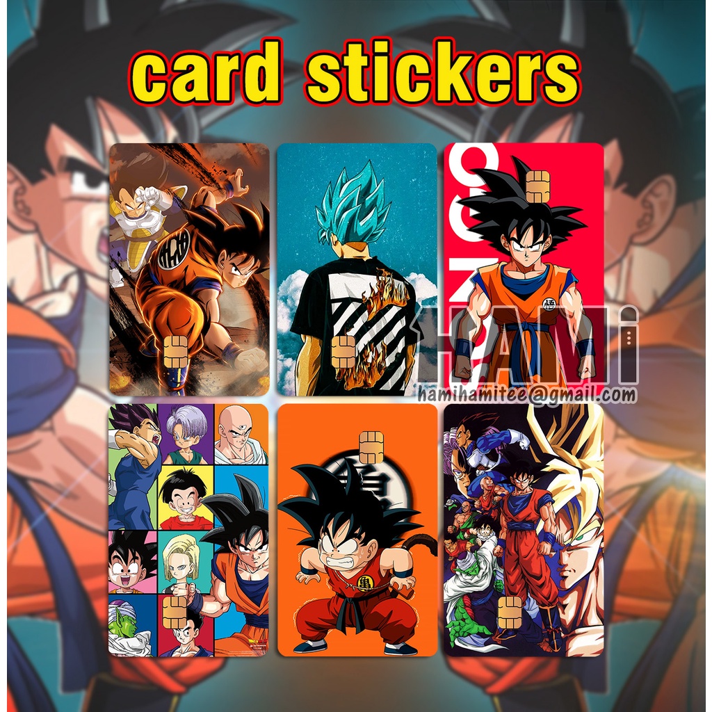 DRAGON BALL Z CARD STICKER -DRAGON BALL SERIES- ANIME KAD STICKER ...