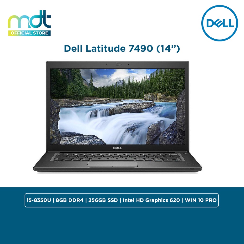 Dell Latitude 7490 Business Laptop Core i5-8th Gen, 8GB Ram DDR4, 256GB SSD, 14"FHD W10 PRO ...