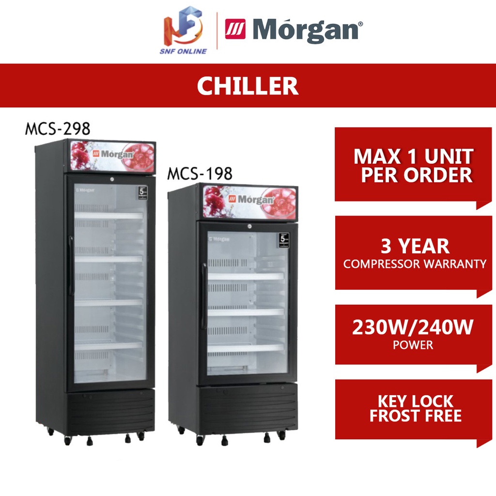 Morgan Chiller Showcase (250 L/170L) MCS-298 MCS-198 | Shopee Malaysia