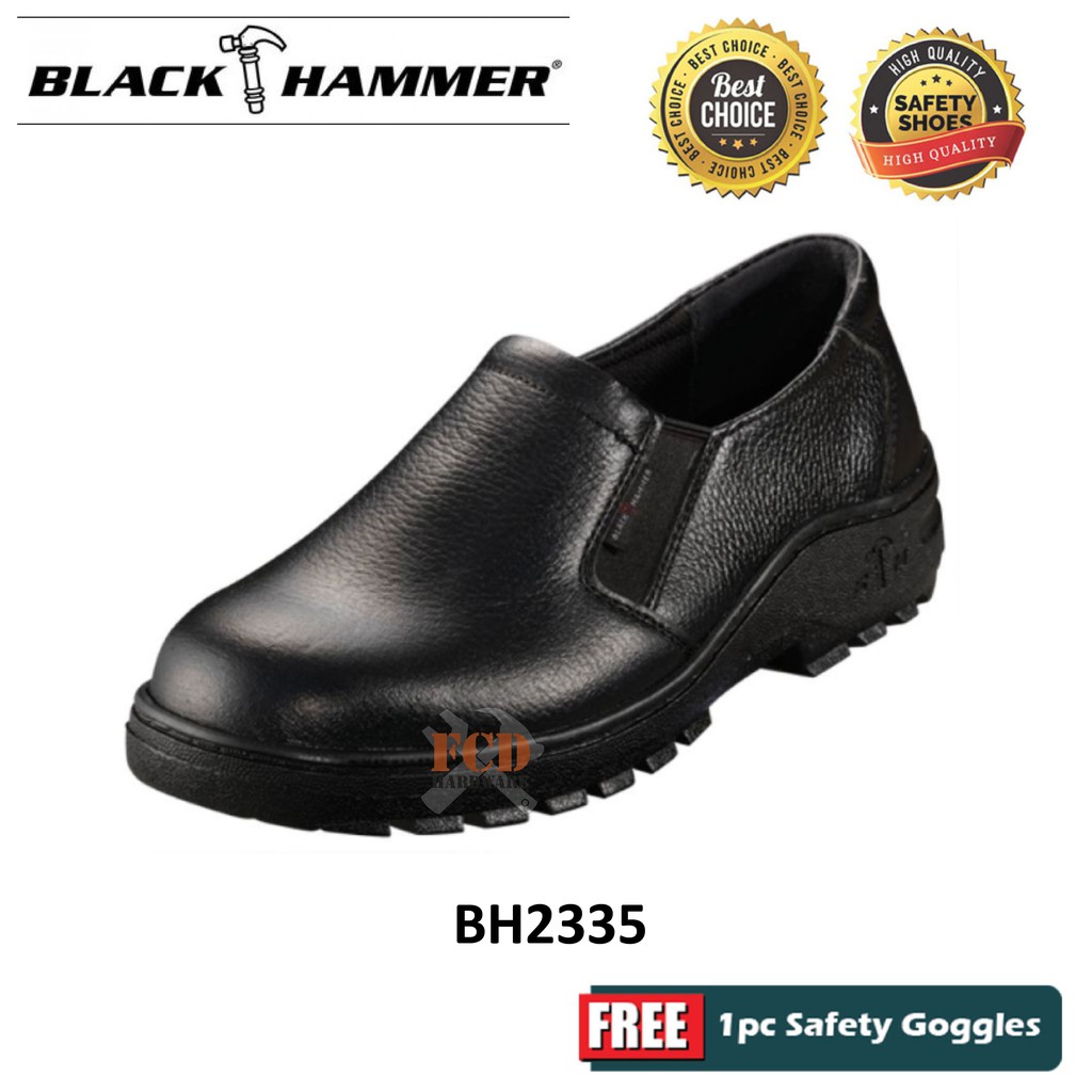 Black Hammer BH2335 Low cut Slip on Safety Shoes | Shopee Malaysia