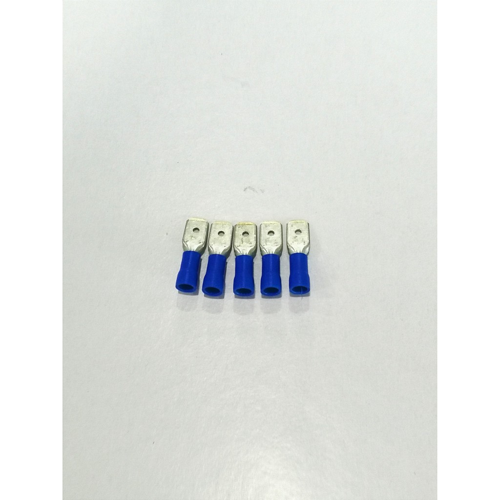 100pcs OPS PVC Insulated Male Connector (Dim: W=6.3mm L=21.1mm t=0.8mm ...