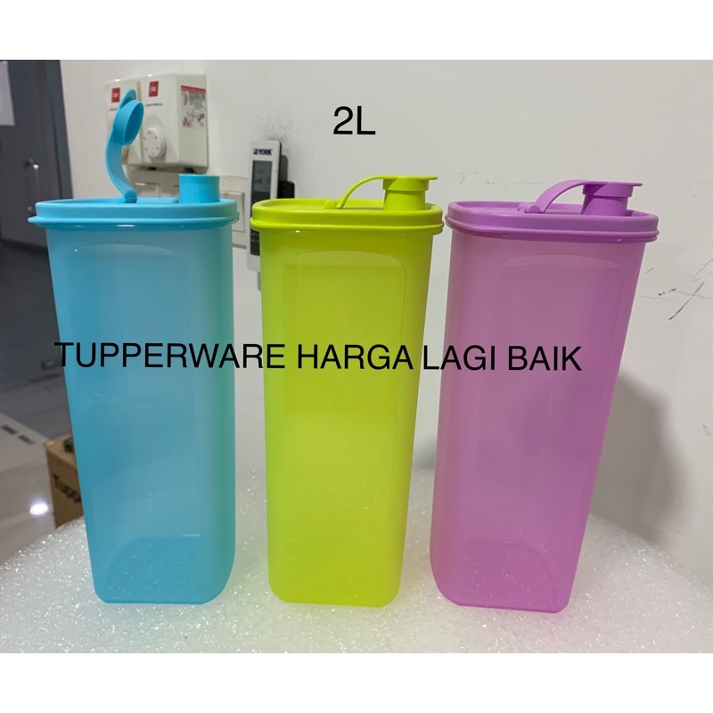 Tupperware Slimline / Fridge Water Bottle 2L (1pc) | Shopee Malaysia