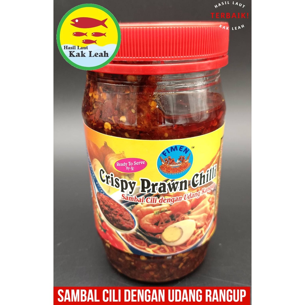 SAMBAL CILI DGN UDANG RANGUP crispy prawn chilli 320 gm (FIMEN ...