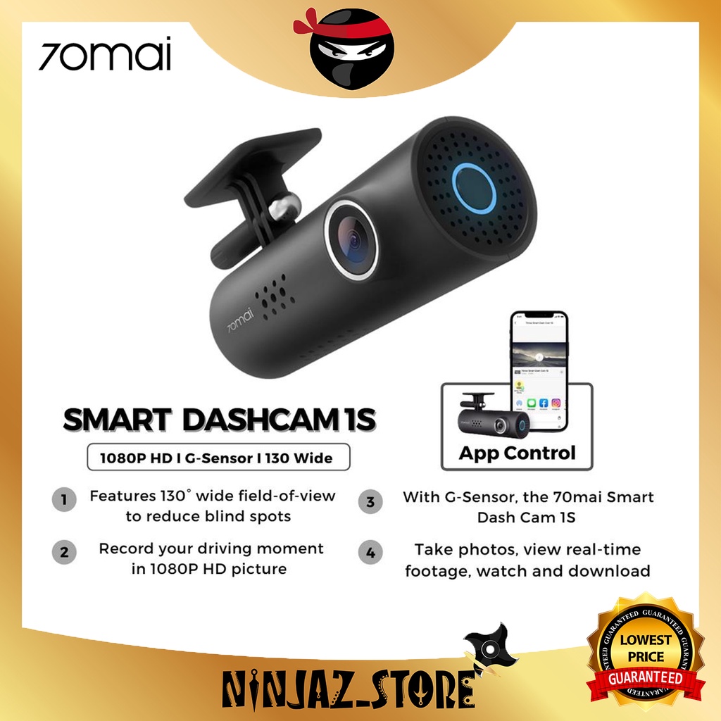 Xiaomi 70Mai Dash Cam 1s D06 1080P 70mai M300 Dash Cam 1296P 140 FOV