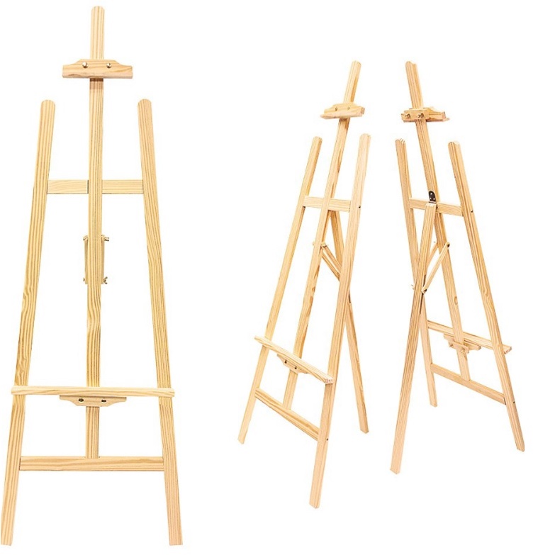 Ready Stock Premium Pine Wood Easel Stand | Shopee Malaysia