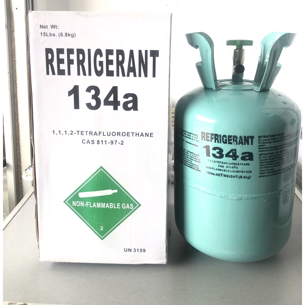 Gas R134A untuk gas peti ais dan aircond kereta 5.0kg gas aircond ...