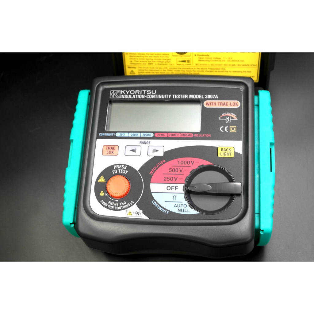 Medidor De Aislamiento Digital Kyoritsu 3005A 1kV, 40% OFF