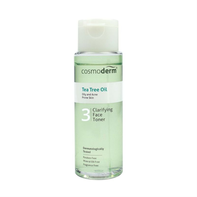 Cosmoderm Tea Tree Oil Clarifying Face Toner 100ml (Exp 2024) | Shopee ...