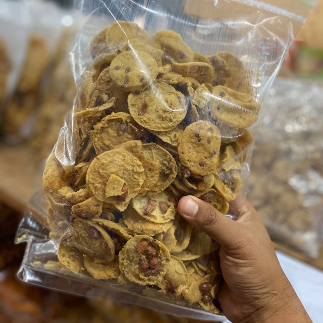 REMPEYEK TEMPEYEK kacang MINI pek 500g kerepek famous | Shopee Malaysia