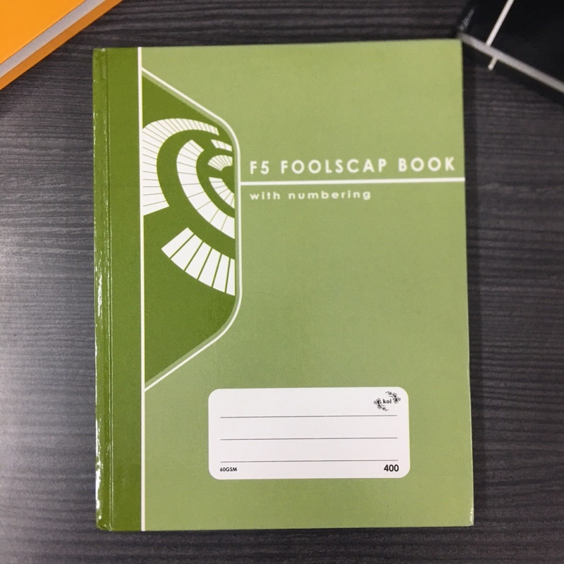 MASTER F5 Foolscap Book(400SBF-N)/Buku Log Pendek F5 Bernombor 400 Muka ...
