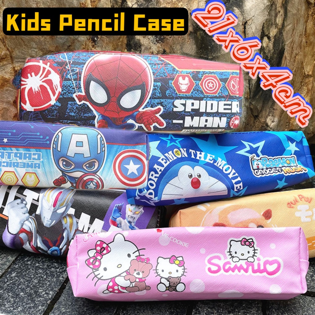 Cartoon Large Capacity Pencil Case Stationery Storage Bag Pencil Box ...