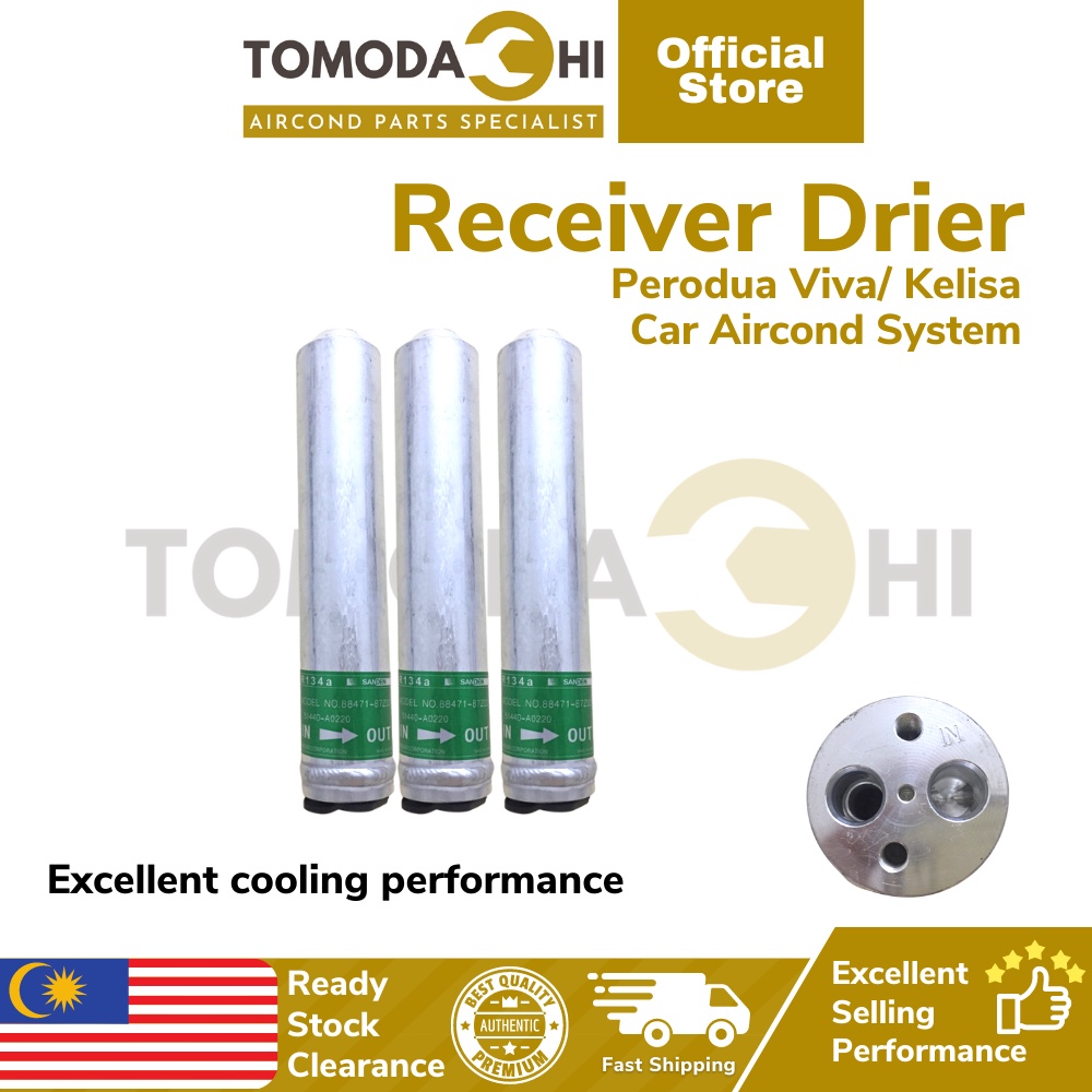 TOMODACHI Car Aircond Receiver Drier Filter Perodua Viva Kelisa Kenari ...