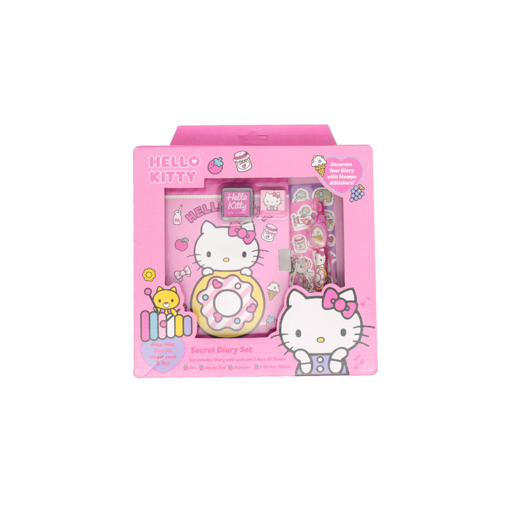 Sanrio Hello Kitty Secret Diary Set For Girls | Shopee Malaysia