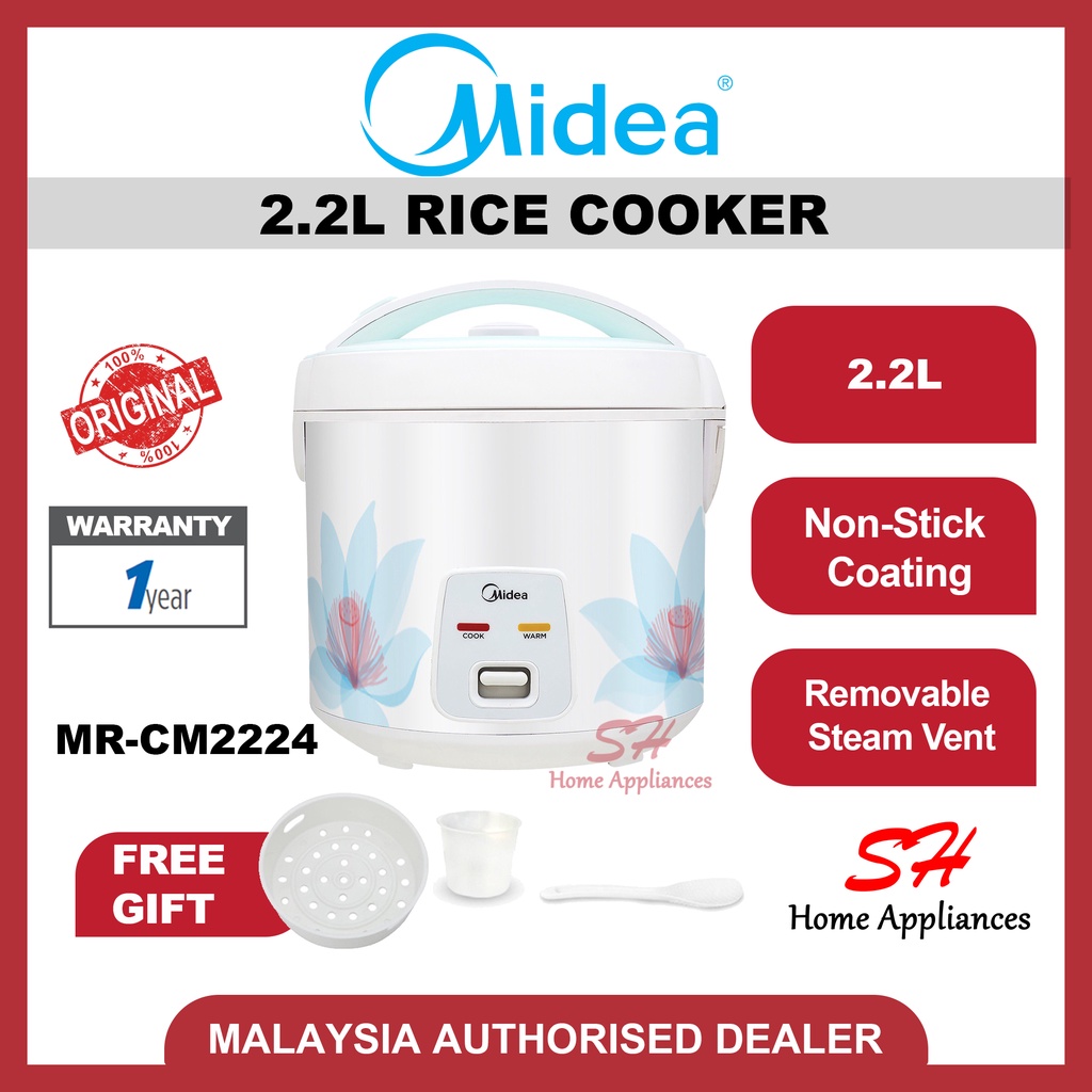 Midea 2.2L Jar Rice Cooker MR-CM2224 | Shopee Malaysia