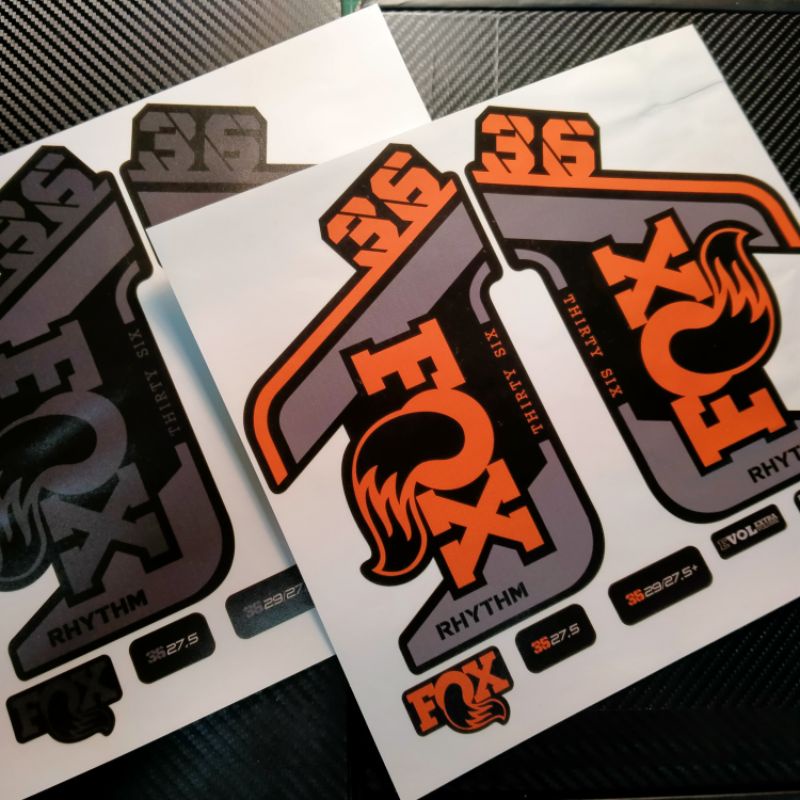 fox 36 rhythm 2021 mtb fork decal sticker | Shopee Malaysia