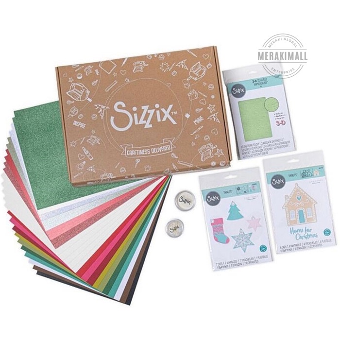 Sizzix Craft Box Celebration Cakes/Christmas Wishes | DIY Paper ...