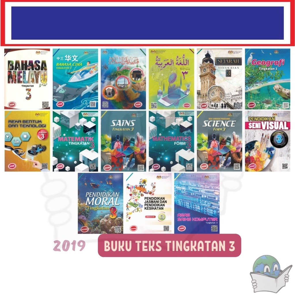 2019 SMK Buku Teks Tingkatan 3 [Textbook] | Shopee Malaysia