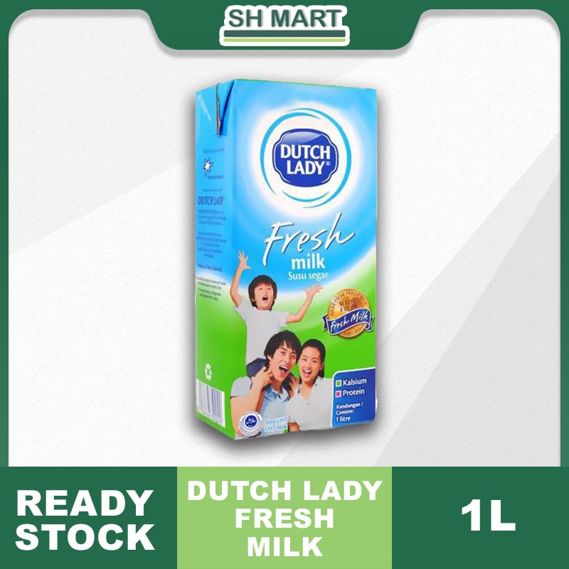 DUTCH LADY PURE FARM UHT MILK FRESH MILK 1 L | Shopee Malaysia
