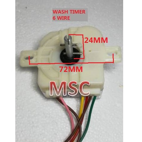 Universal Wash Timer 6 Wire DXT-15 Semi Auto Twin Tub Mesin Basuh Six ...