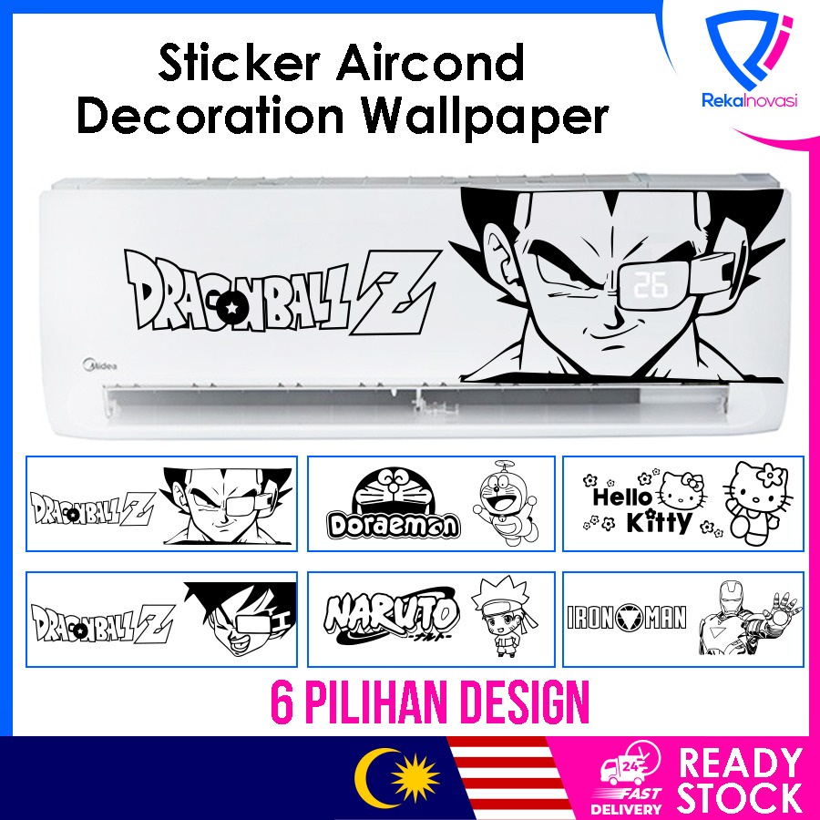 Stickers Aircond Decoration Wallpaper Art Vinyl Wall Sticker For Kids ...