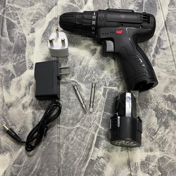 set of 12V battery drill working tools machine hand drill screwdrivers ...