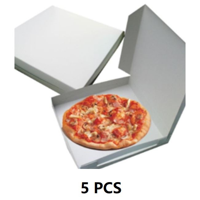 [5pcs] Pizza box kotak pizza 6" 7” 8" 9” 10” 11” 12” | Shopee Malaysia