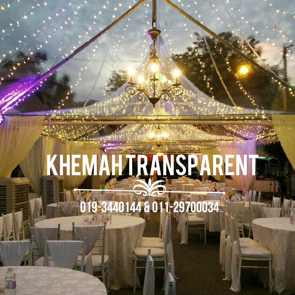 KHEMAH TRANSPARENT MEWAH | Shopee Malaysia