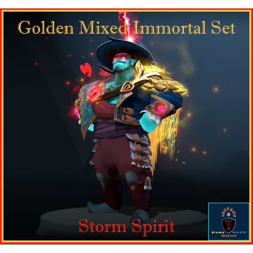 Dota 2 Storm Spirit Golden Mixed Immortal Set | Shopee Malaysia
