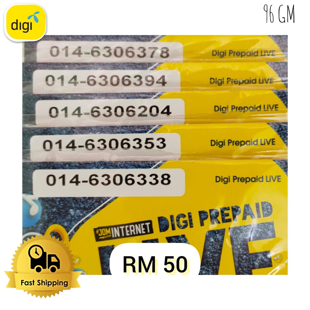 DIGI VIP Number Nice Number Prepaid Live /MNP Port In to DIGI prepaid ...