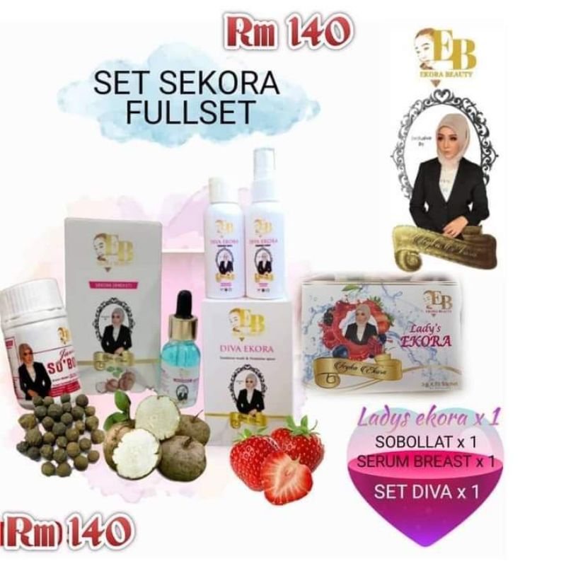 SET SEKORA by EKORA BEAUTY (FULL SET) | Shopee Malaysia