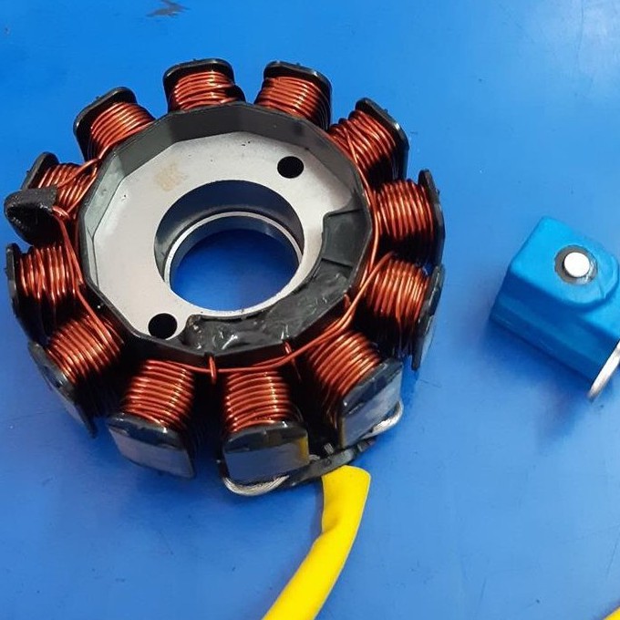 Piaggio VESPA LX150 / Fly 150 - Magneto Coil ( Field Coil) | Shopee ...